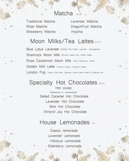 Apothica Cafe menu in Cumberland, Rhode Island, USA