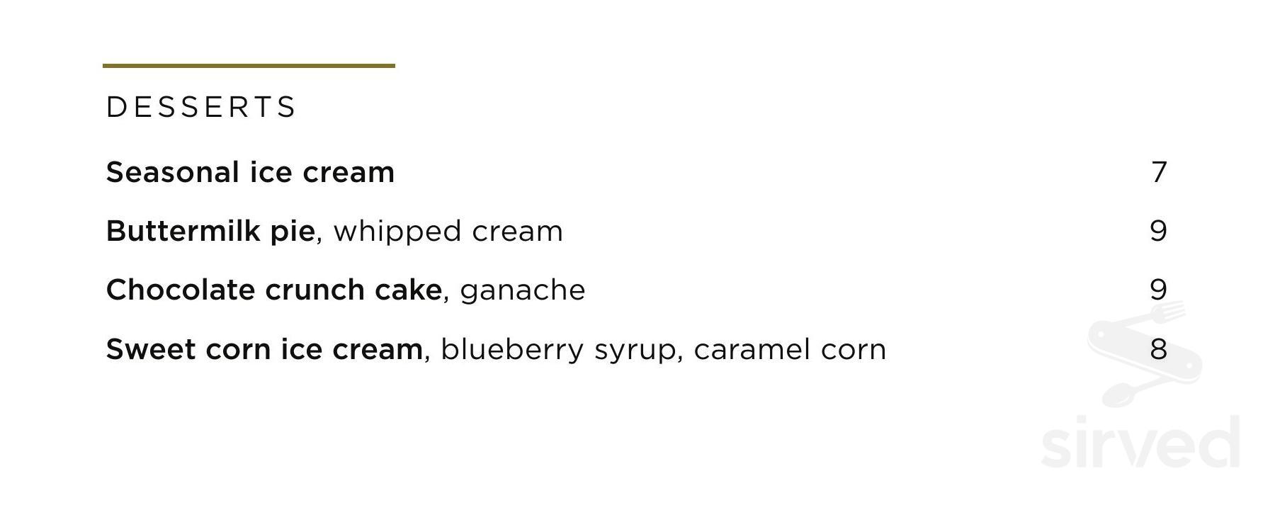 LH Rooftop menus in Chicago, Illinois, United States