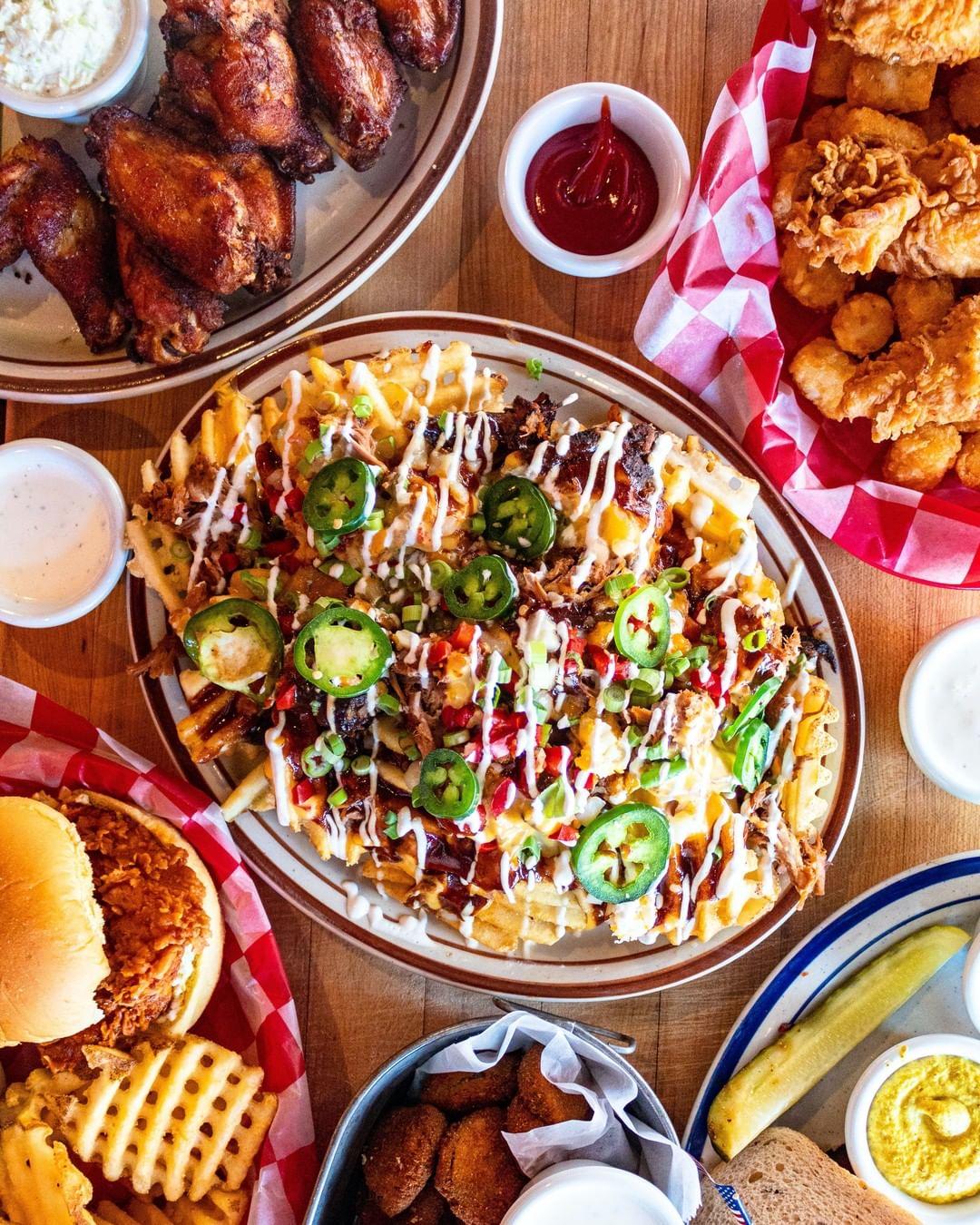 Bub City menu in Rosemont, Illinois, USA