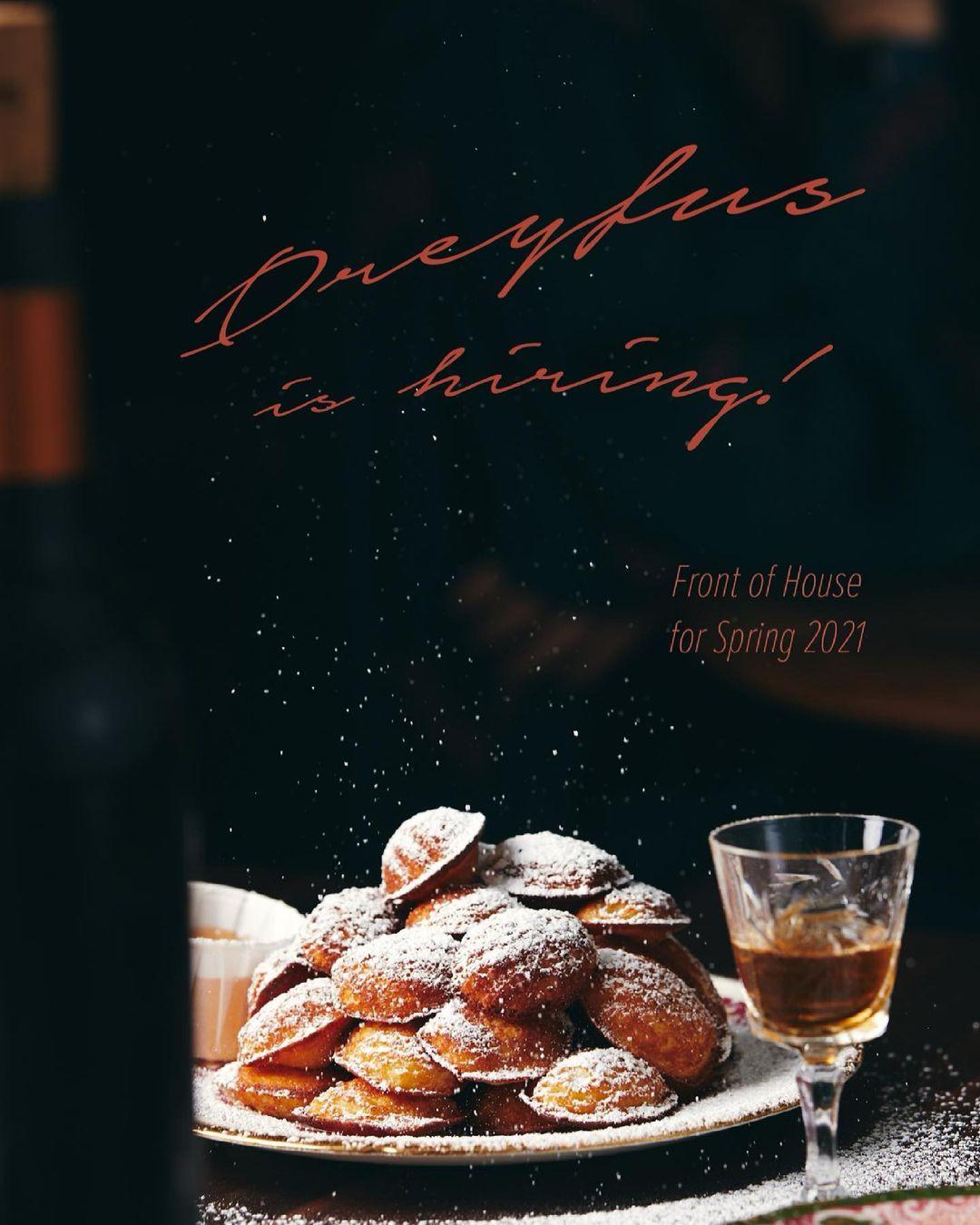 Dreyfus menus in Toronto, Ontario, Canada