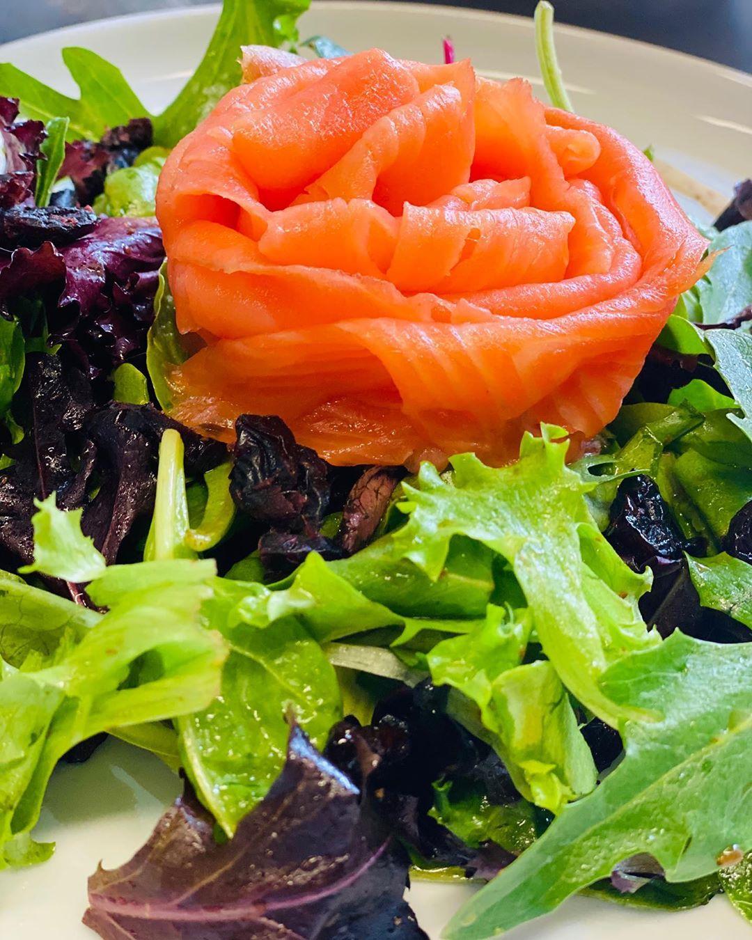 Hy tea lounge menu in Vancouver, British Columbia, Canada