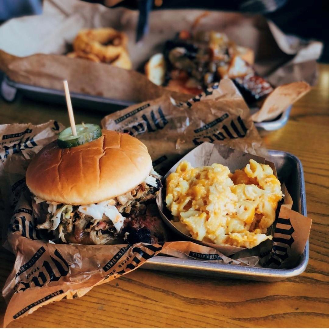 Mac's Speed Shop menu in Concord, North Carolina, USA