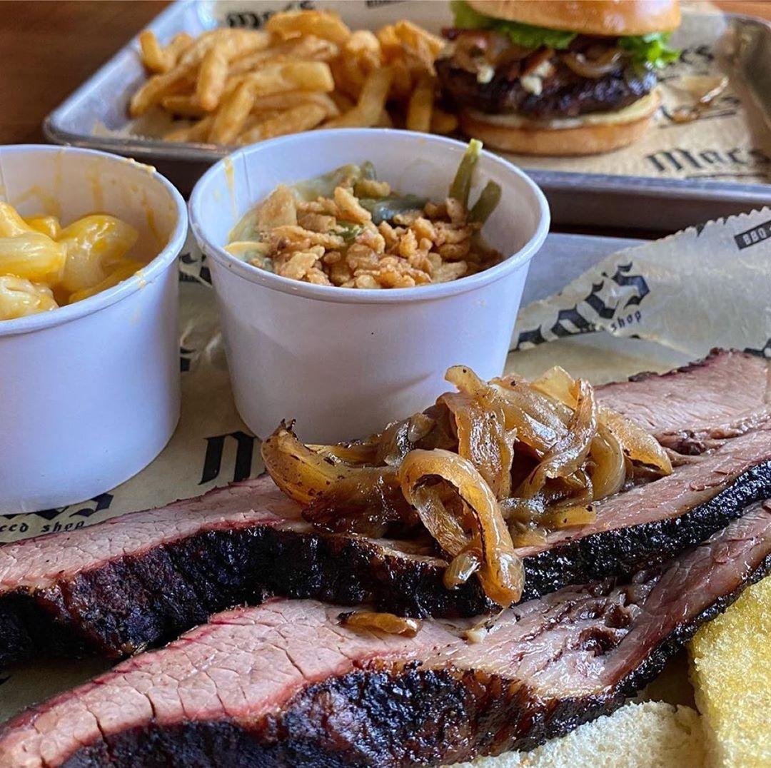 Mac's Speed Shop menu in Concord, North Carolina, USA