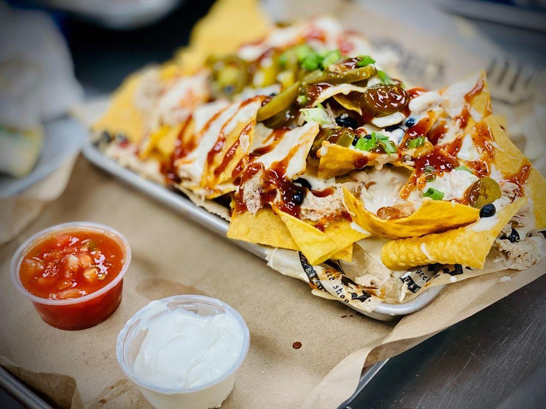 Mac's Speed Shop menu in Concord, North Carolina, USA