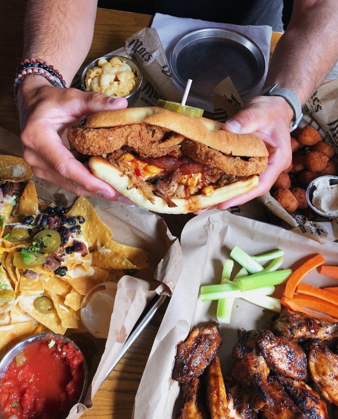 Mac's Speed Shop menu in Concord, North Carolina, USA