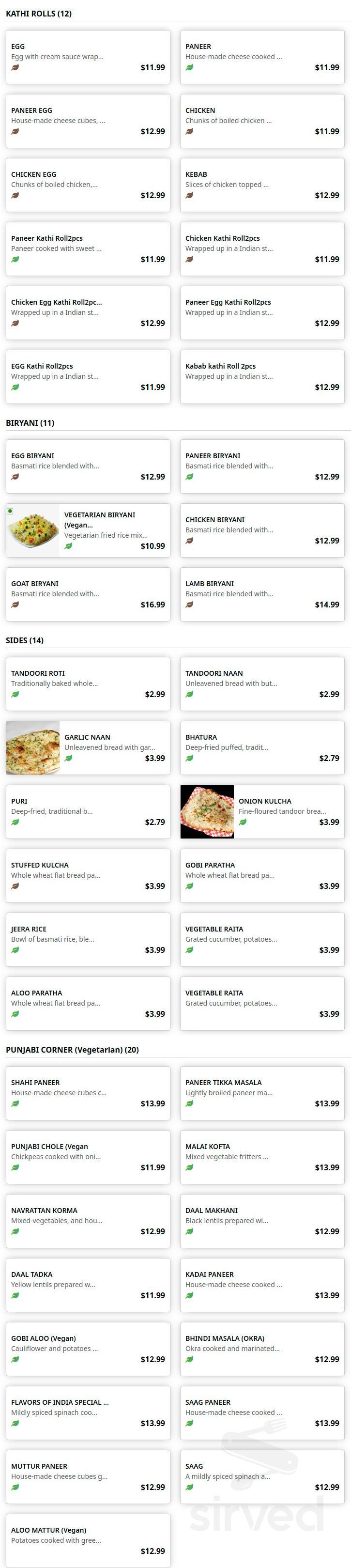 Flavors Of India | Indian Restaurant | Indian Cuisine | Indi menus in ...