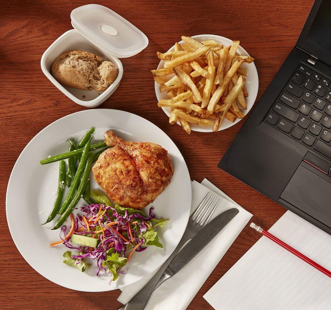 Swiss Chalet menu in Orillia, Ontario, Canada