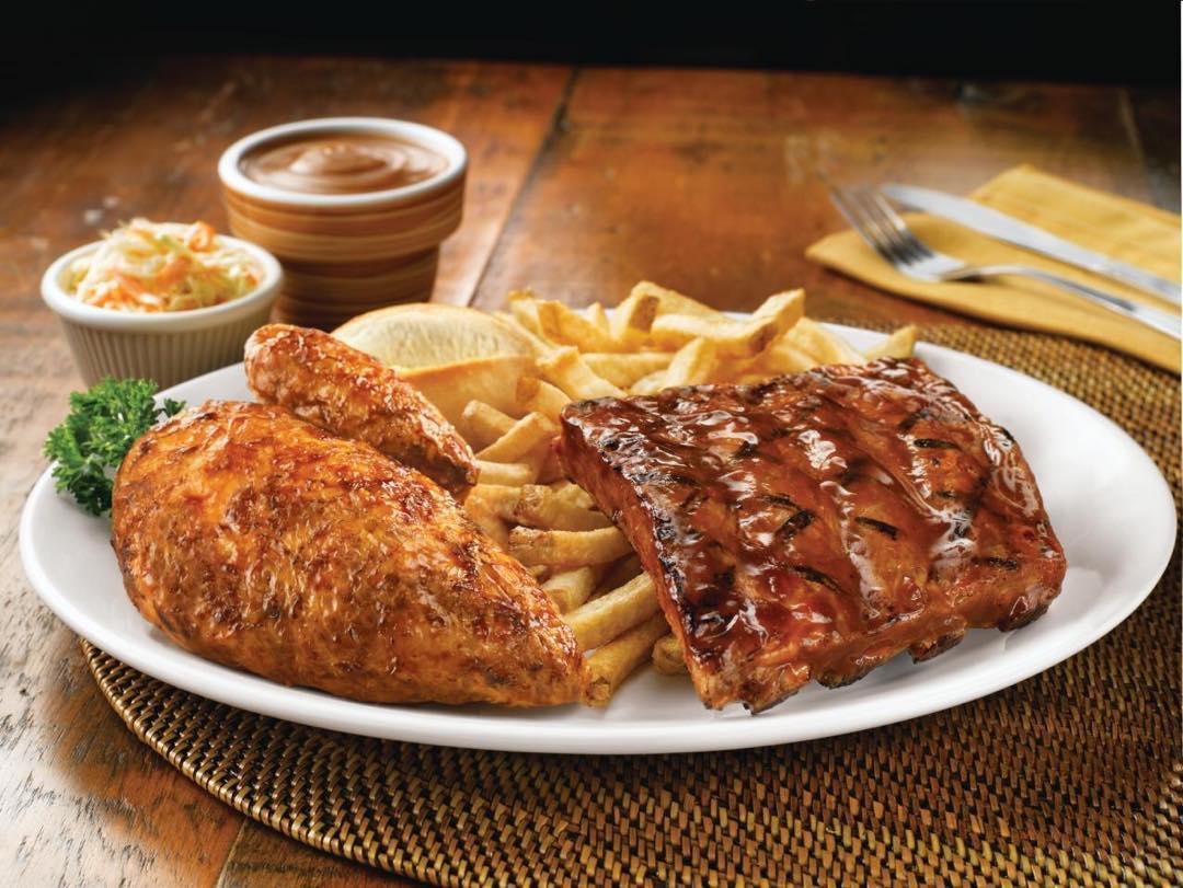 Swiss Chalet menu in Lindsay, Ontario, Canada