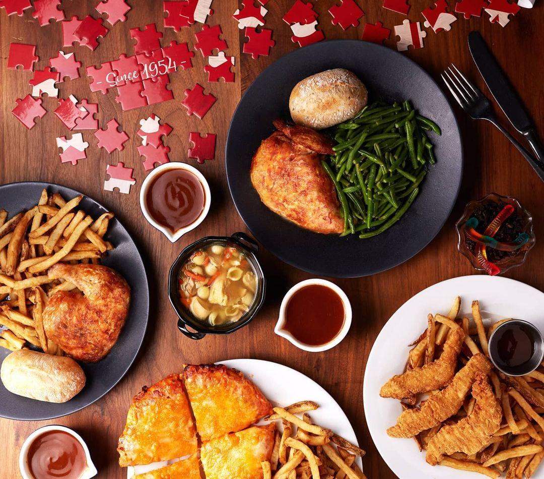 Swiss Chalet menu in Bedford, Nova Scotia, Canada