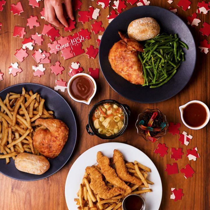 Swiss Chalet menu in Grimsby, Ontario, Canada