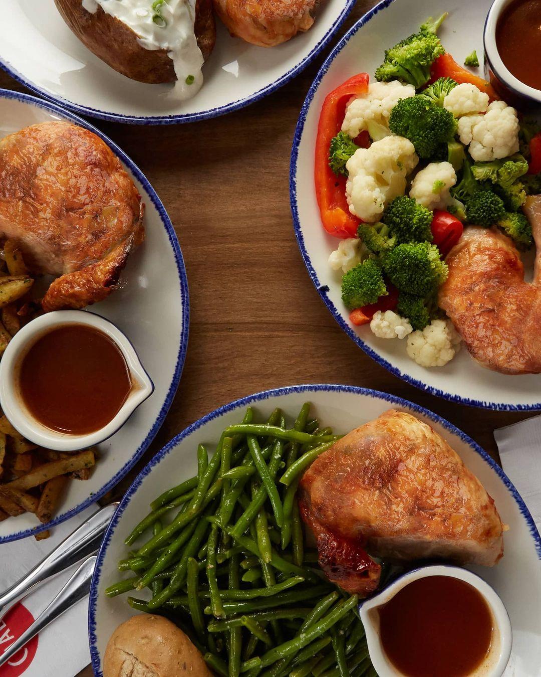 Swiss Chalet menu in Saint John, New Brunswick, Canada