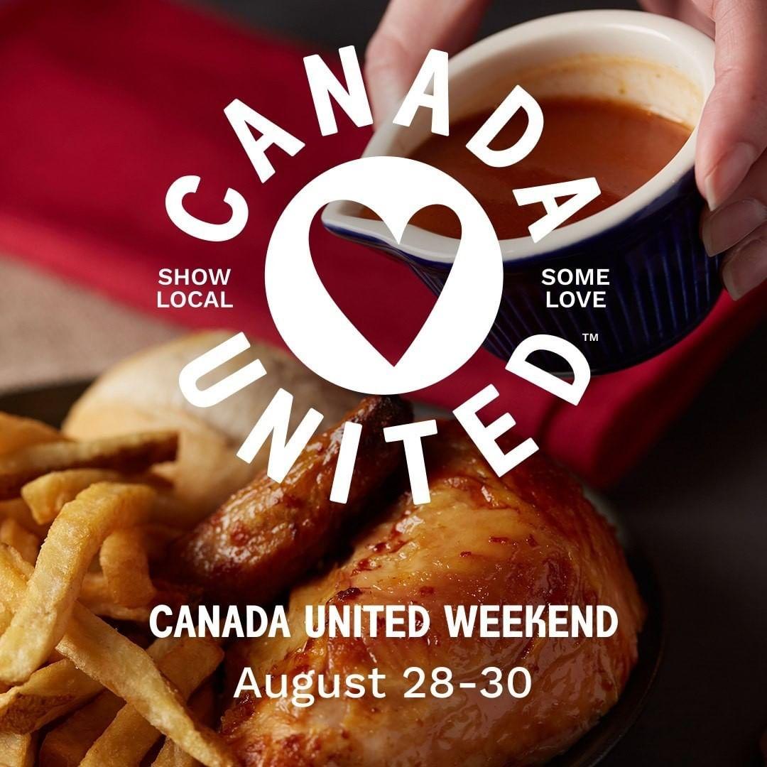 Swiss Chalet menu in Lindsay, Ontario, Canada