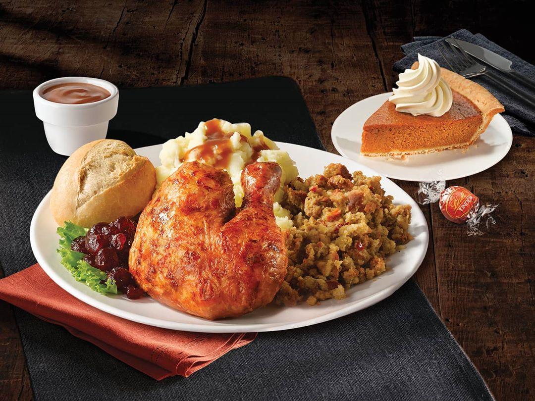 Swiss Chalet menu in Lindsay, Ontario, Canada