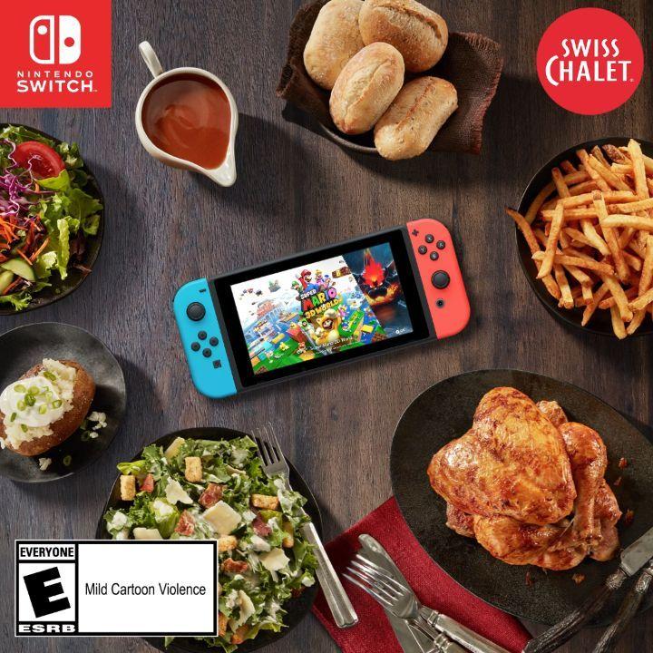 Swiss Chalet menu in Hamilton, Ontario, Canada