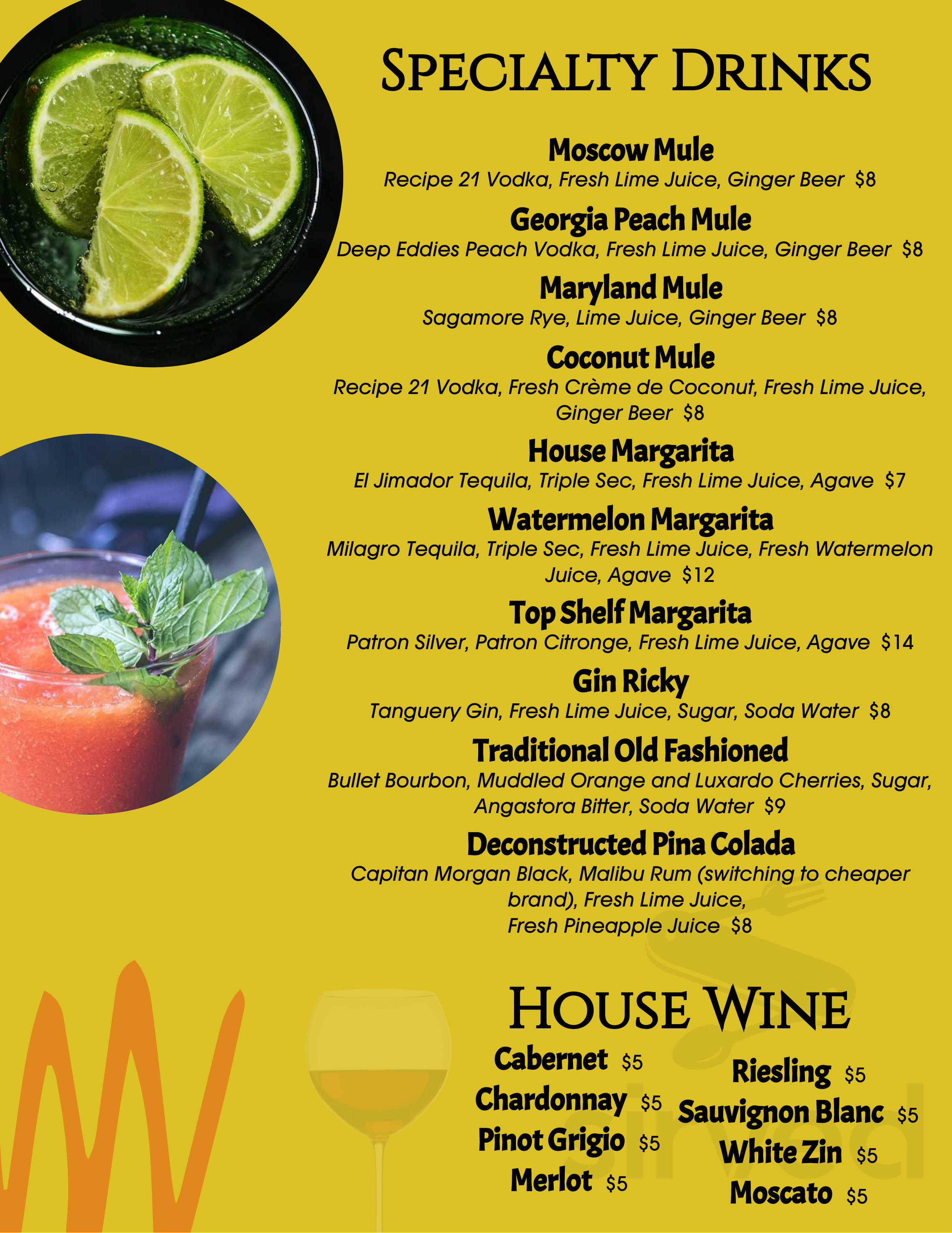 Latitude 38° Annapolis menu in Annapolis, Maryland, USA