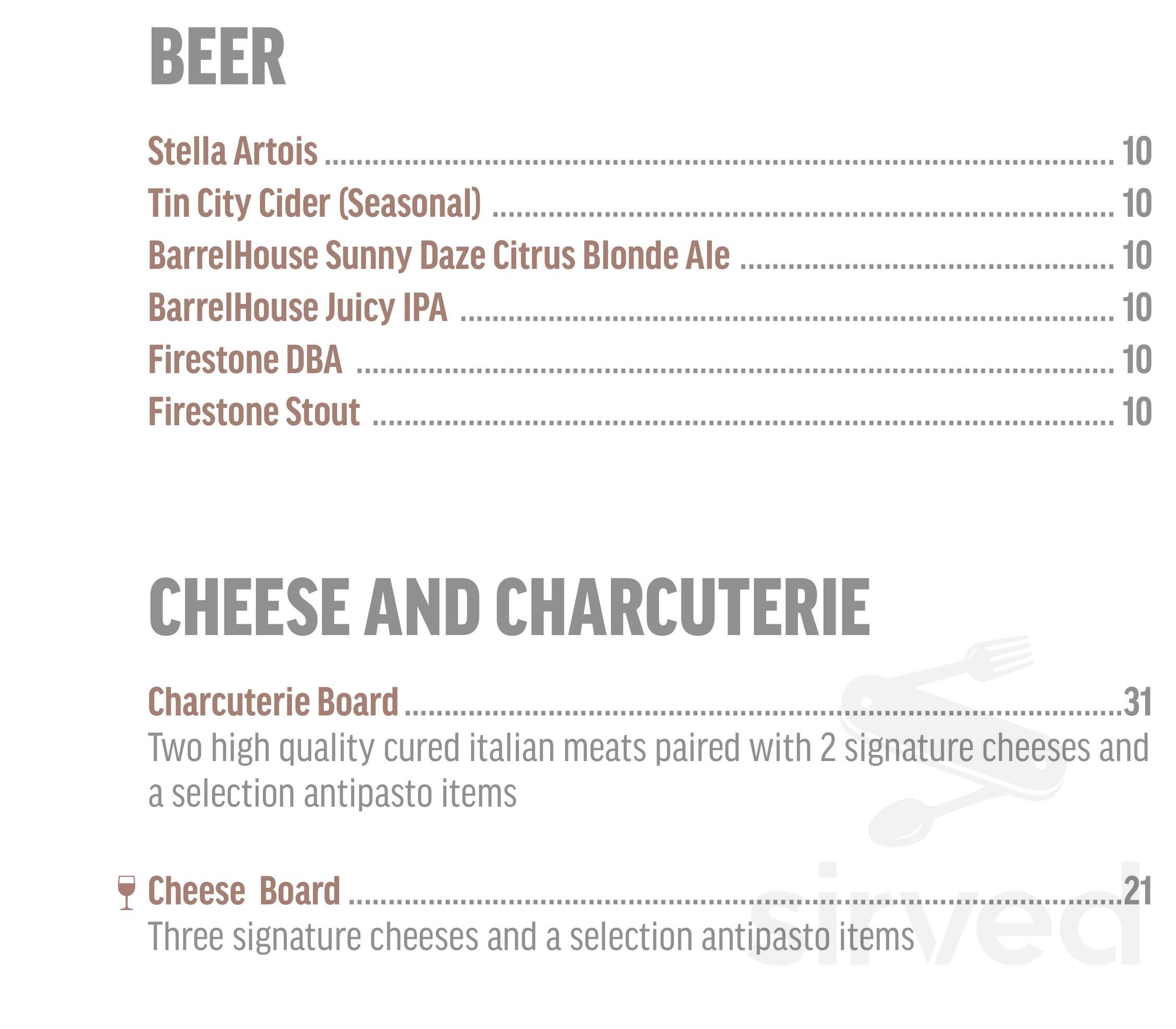 Tetto Rooftop Bar menus in Paso Robles, California, United States