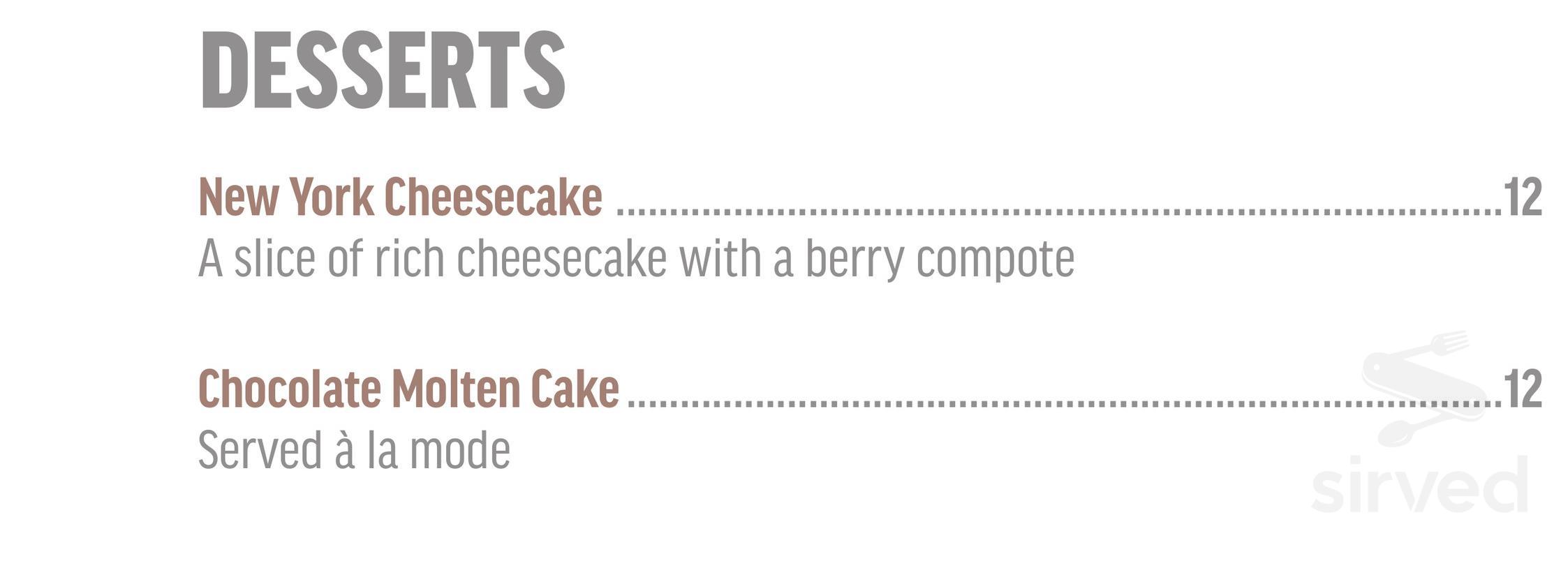 Tetto Rooftop Bar menus in Paso Robles, California, United States