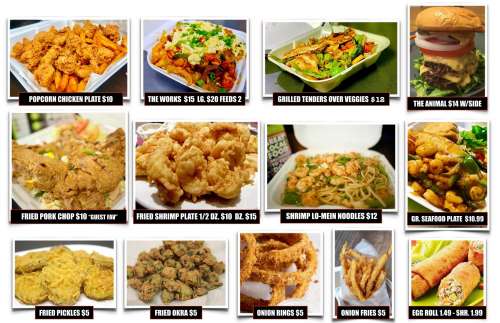 Hot Food Express menu in Lafayette, Louisiana, USA