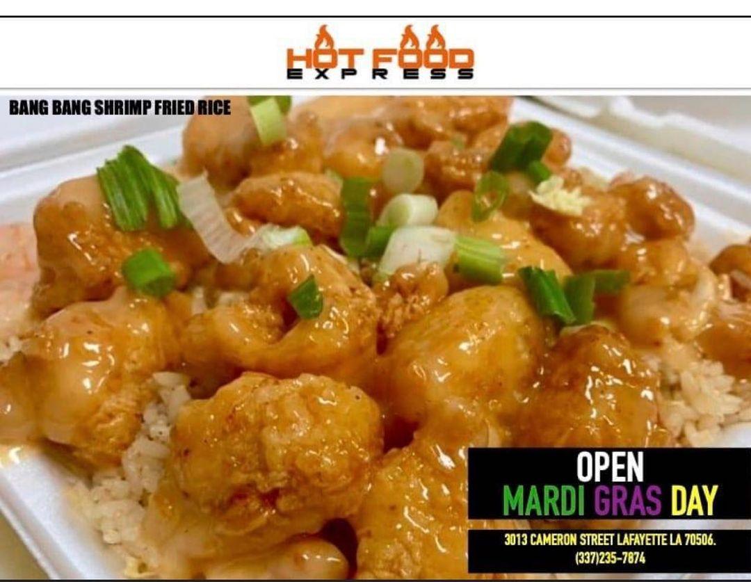 Hot Food Express menu in Lafayette, Louisiana, USA