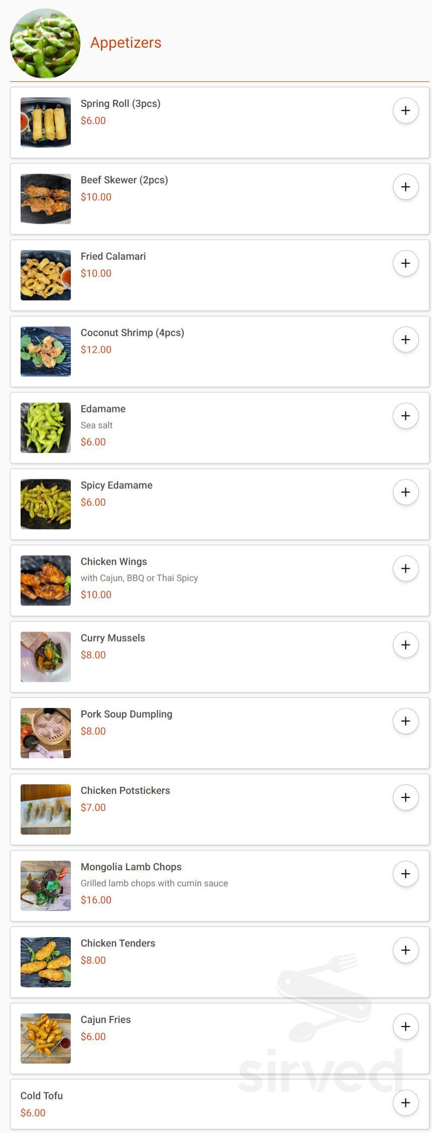 Yoko Kitchen menus in New Milford, Connecticut, United States