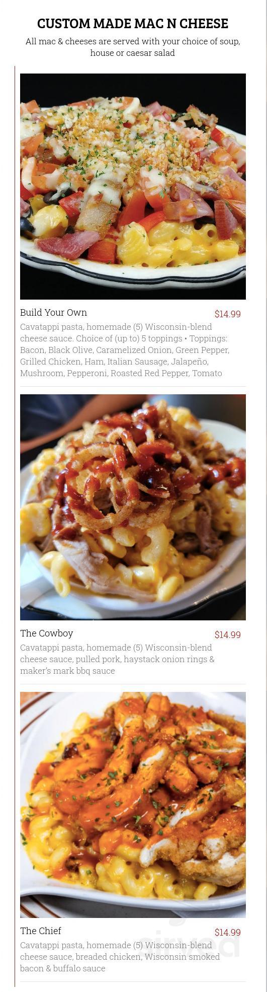 Badger Burger Company Richfield menu in Richfield, Wisconsin, USA