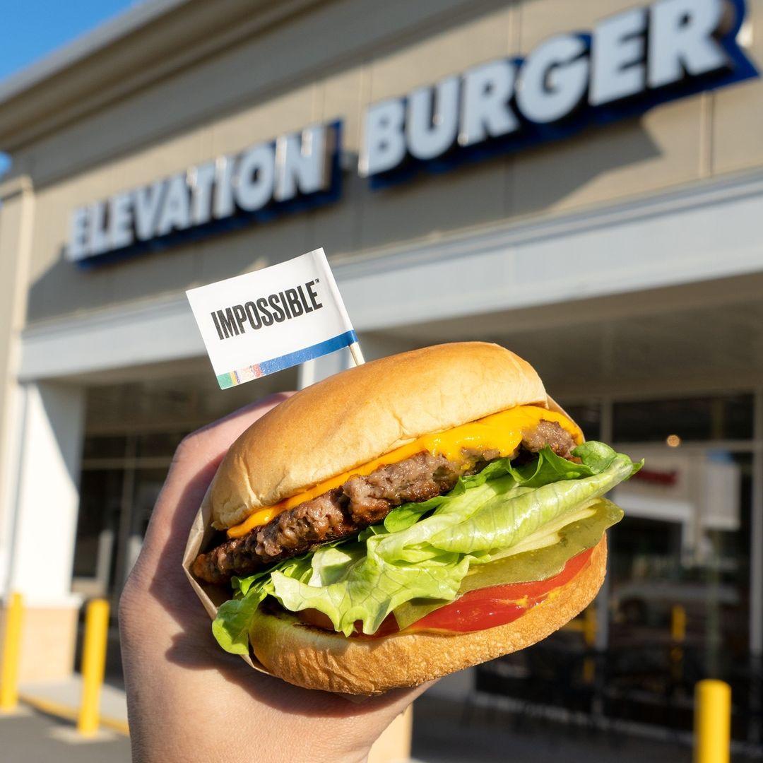 Elevation Burger menu in Portland, Maine, USA