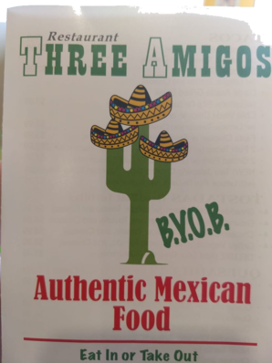 Menu for Three Amigos Mexican Taqueria in Stoneham, MA | Sirved