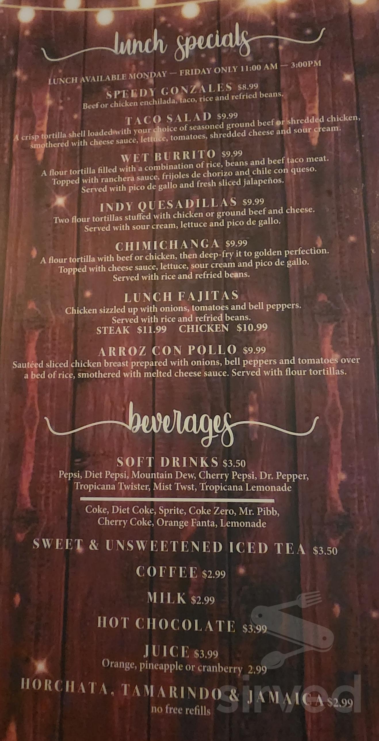 El Maguey Mexican Restaurant - Brooks menus in Brooks, Kentucky, United ...
