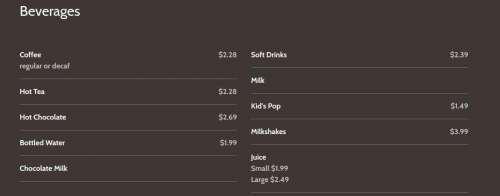 Demetri's On the Lake menu in Dunkirk, New York, USA