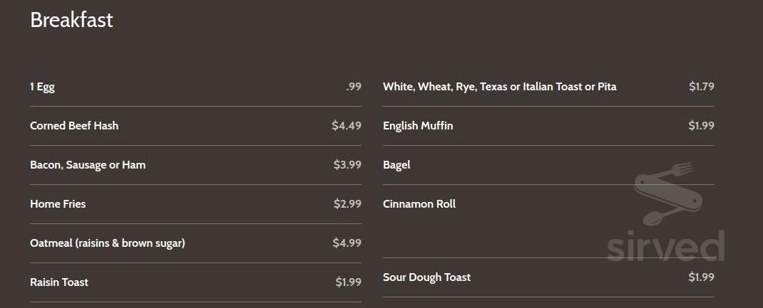 Demetri's On the Lake menus in Dunkirk, New York, United States