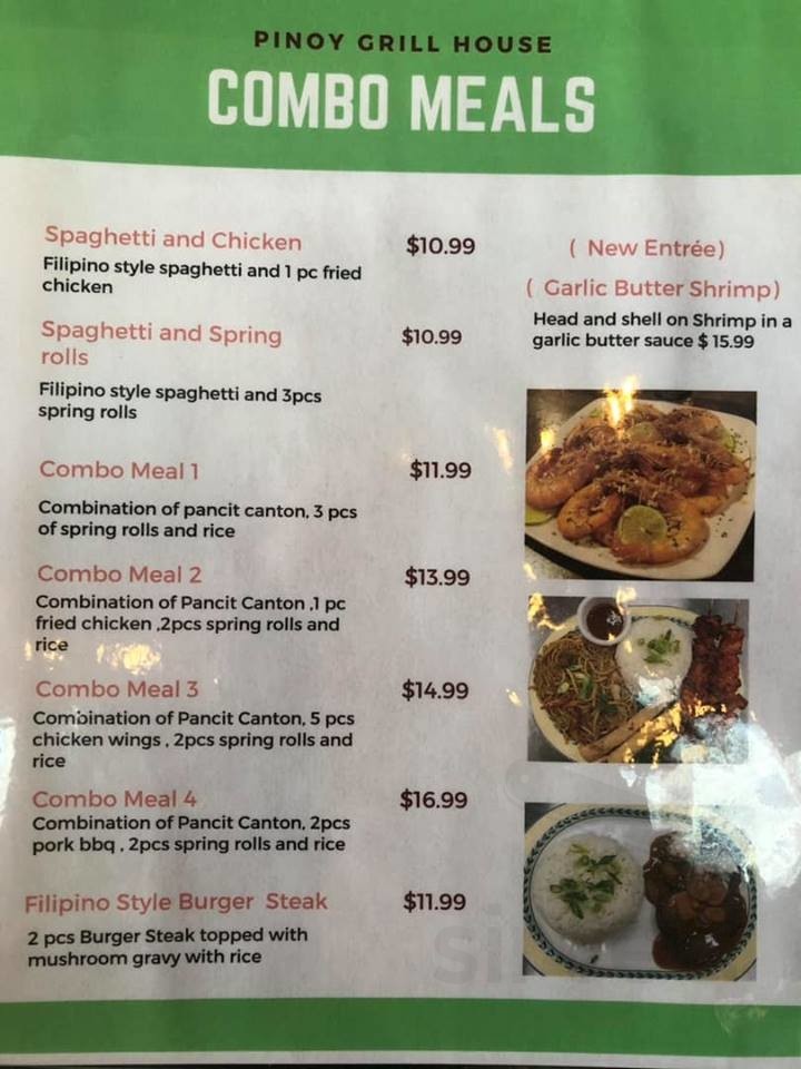 Menu - Estevan SK's Pinoy Grill House | Sirved