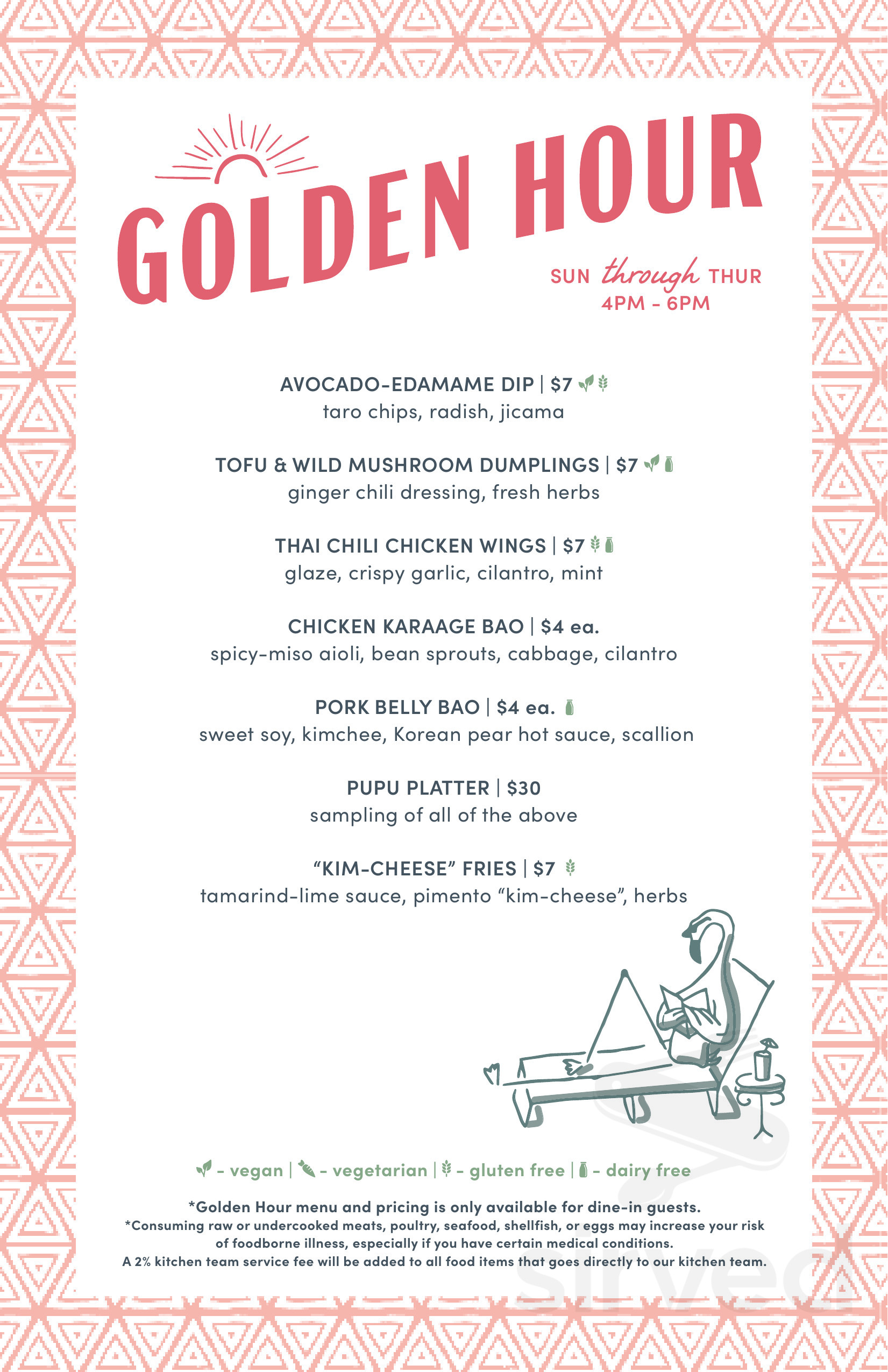 Flamingo Lazeaway Club menu in Santa Rosa, California, USA