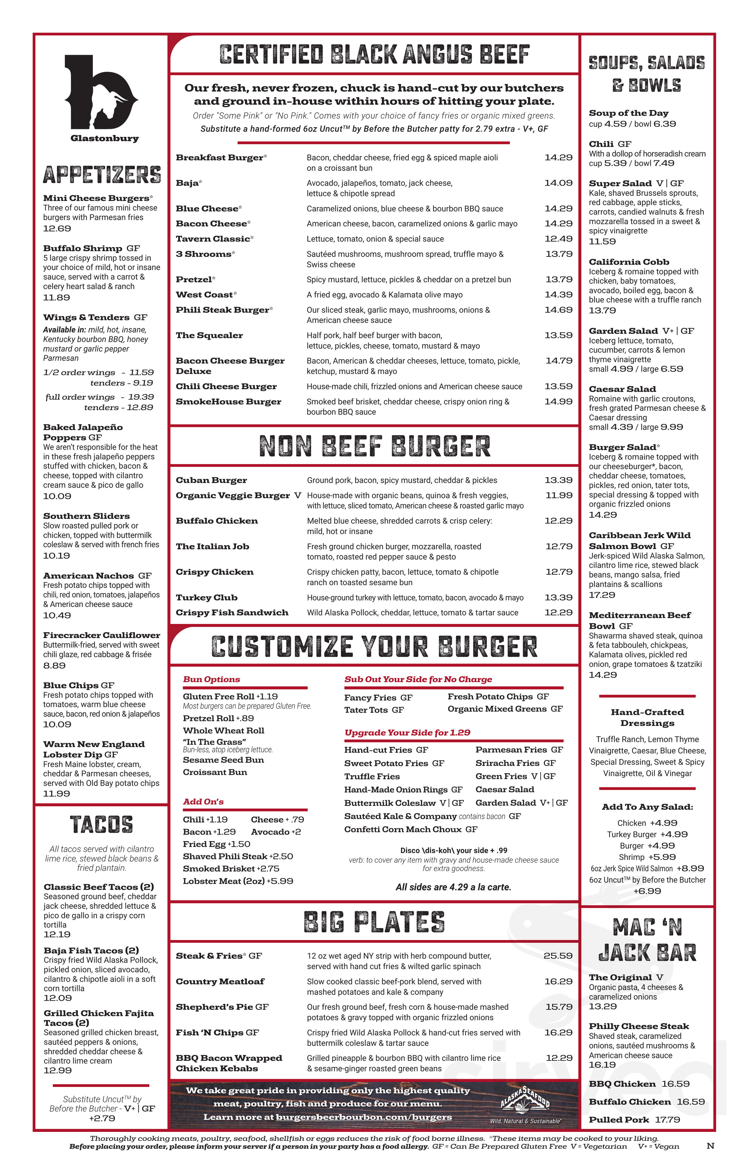 Plan B Glastonbury Menus In Glastonbury Connecticut United States