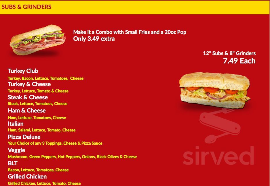 Menu for Pizza Square in Eastpointe, Michigan, United States