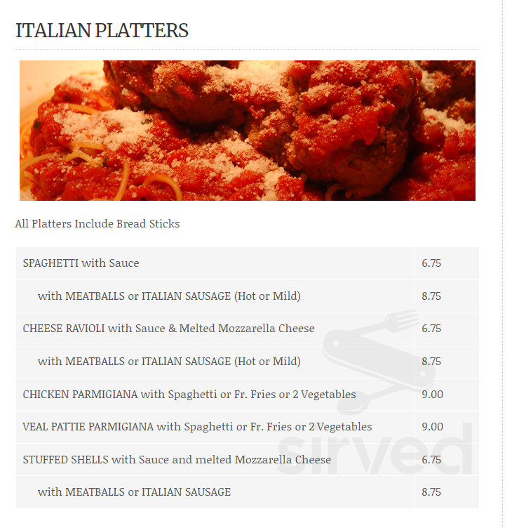 Angelo's Pizza House menus in Philadelphia, Pennsylvania, United States