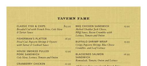 Menu for The Publyk House in Bennington, VT | Sirved