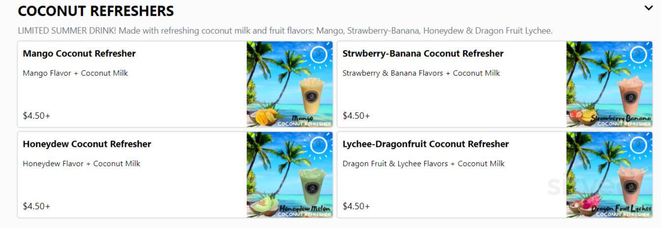 Menu - Charlotte NC's Binki Cafe Charlotte | Sirved