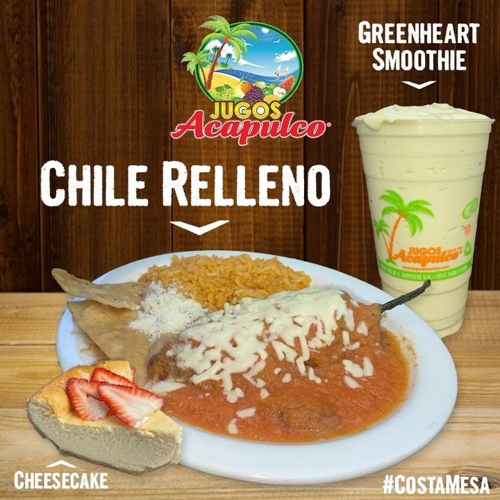 Jugos Acapulco menu in Costa Mesa, California, USA