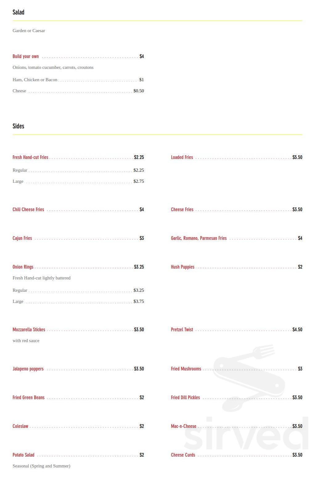 Nelly's menus in Wilmington, Illinois, United States