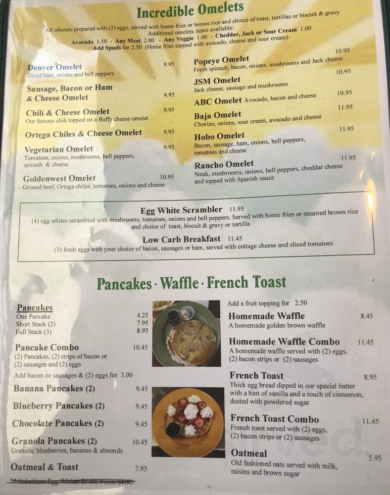 Country Cafe menus in Cypress, California, United States