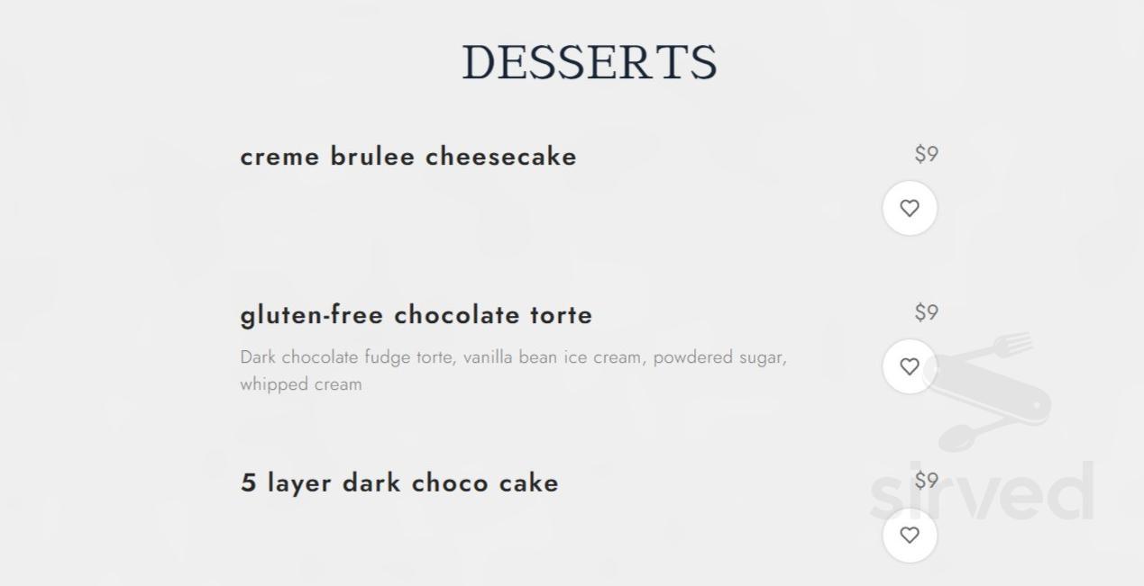 Towne Tavern & Tap menu in North Attleborough, Massachusetts, USA