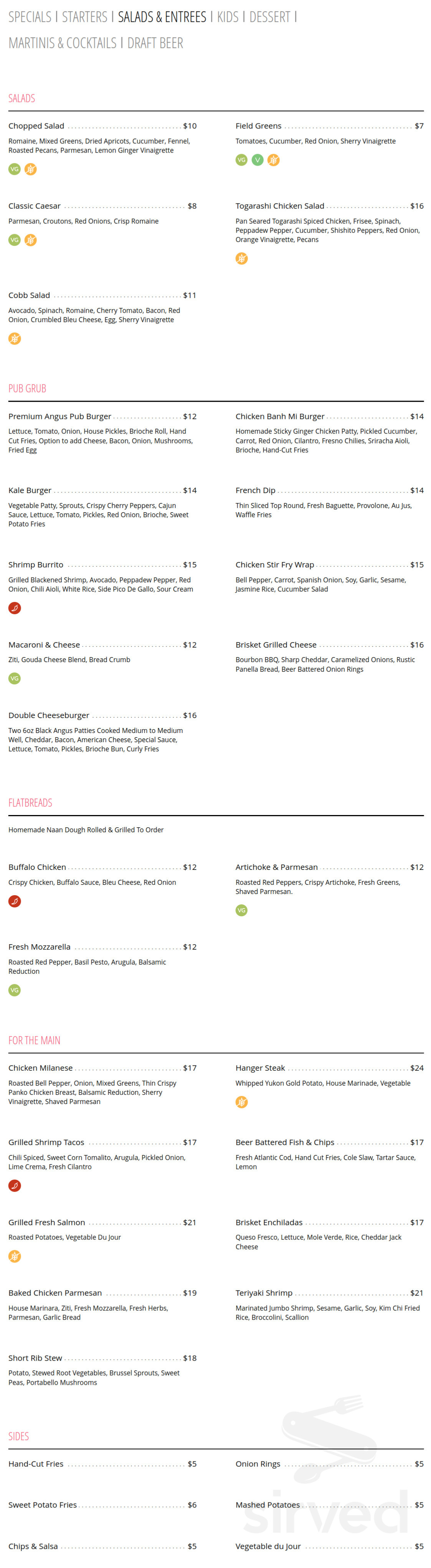Panther Pub menu in Allamuchy Township, New Jersey, USA