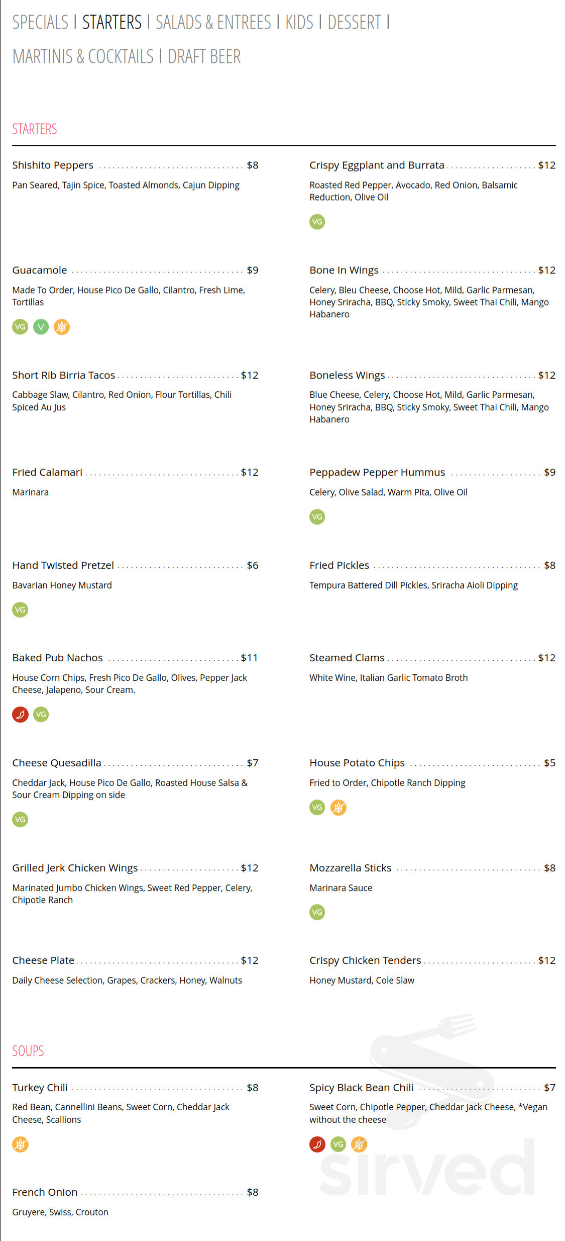 Panther Pub menu in Hackettstown, New Jersey, USA
