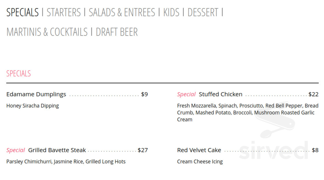 Panther Pub menu in Hackettstown, New Jersey, USA