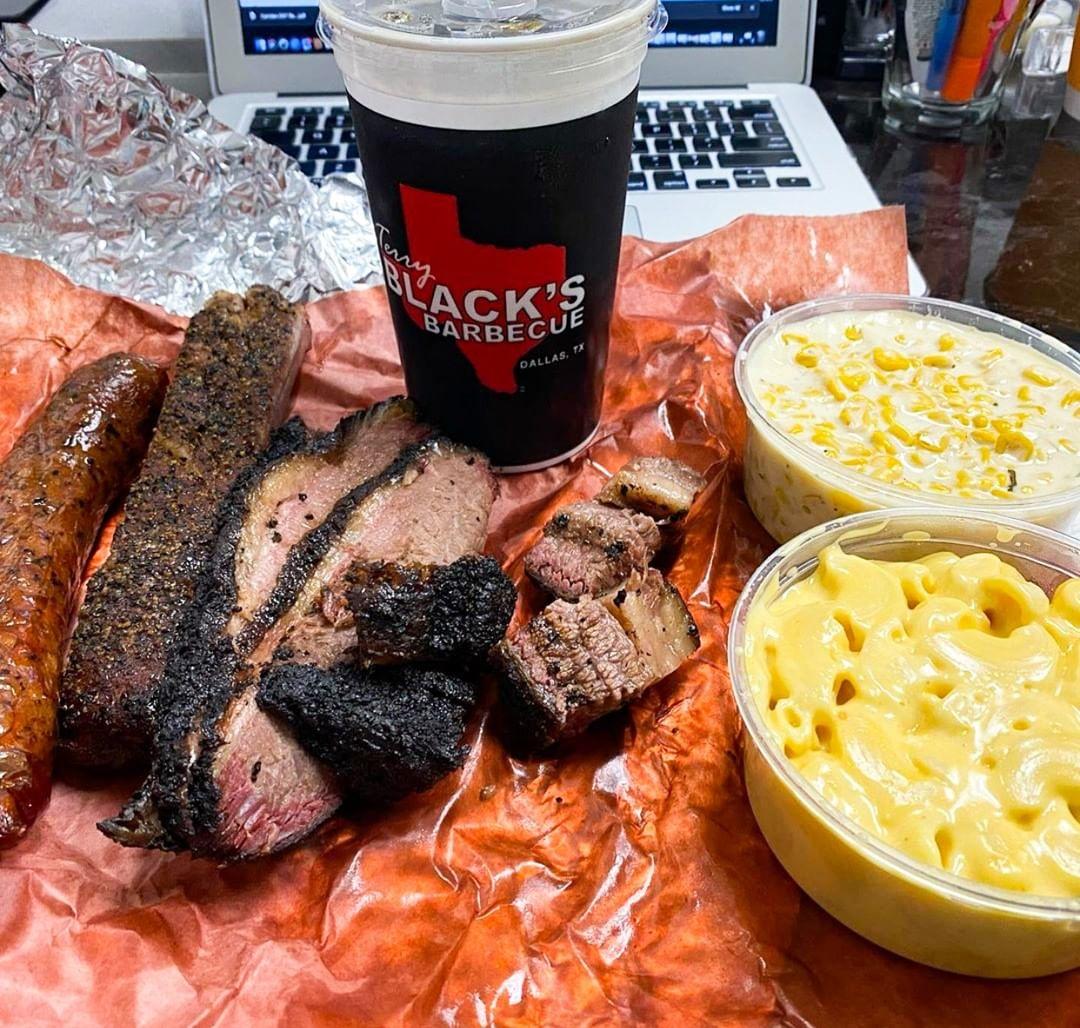 Terry Black's Barbecue menu in Dallas, Texas, USA