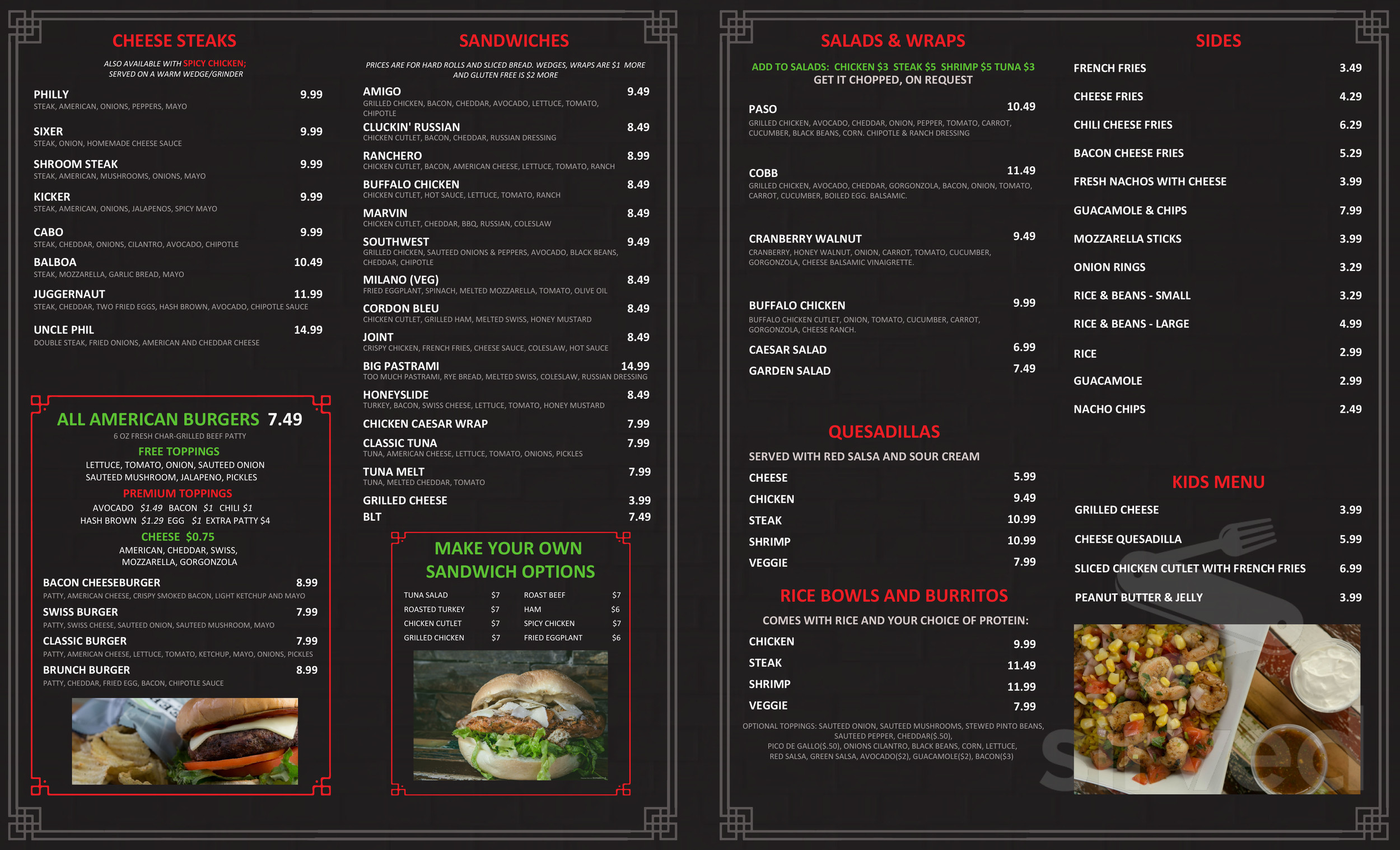 Hole in the Wall menus in Fairfield, Connecticut, United States