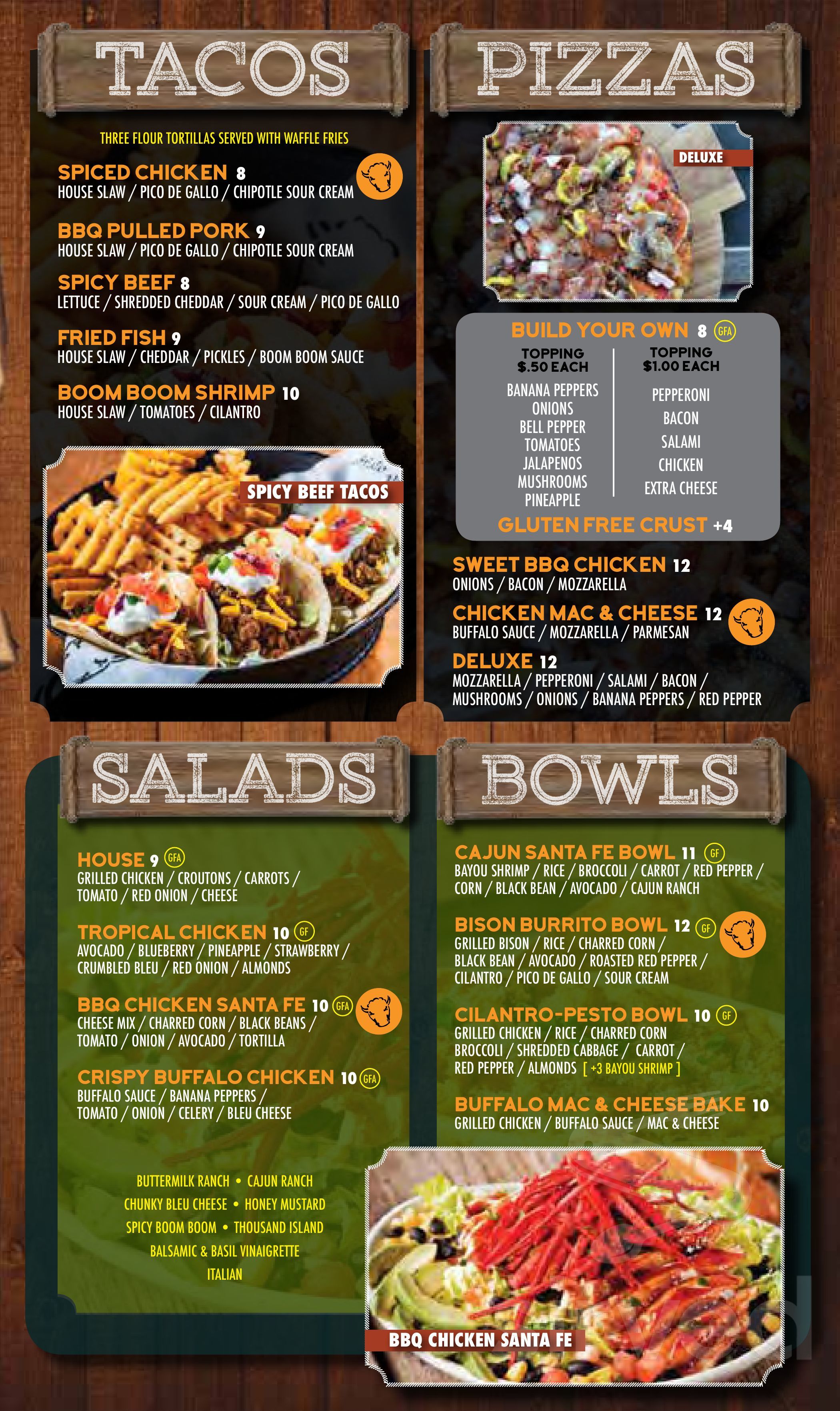 Harry Buffalo Westerville menu in Westerville, Ohio, USA