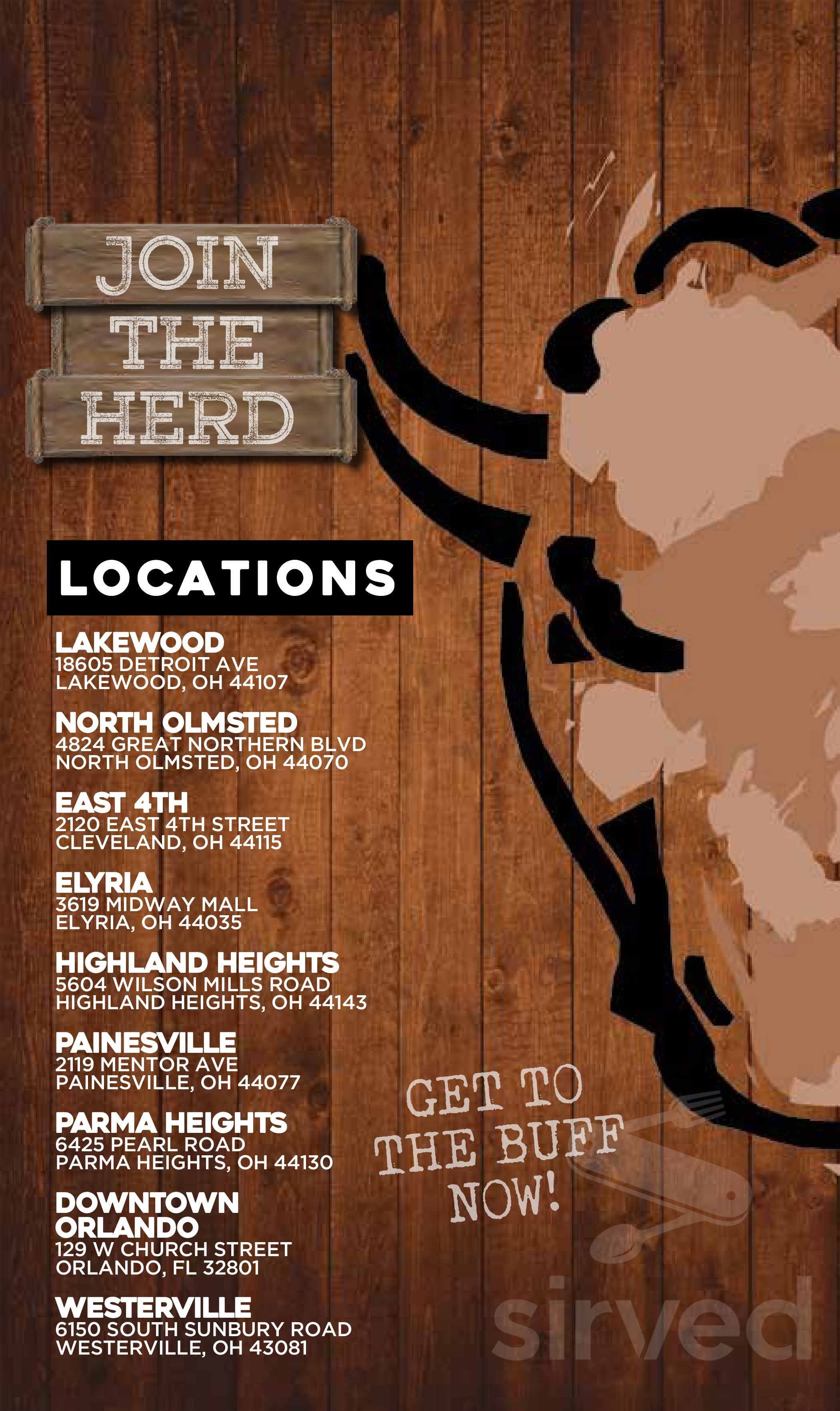 Harry Buffalo Westerville menus in Westerville, Ohio, United States
