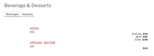 Baldwin Pizzeria menu in Parsippany, New Jersey, USA