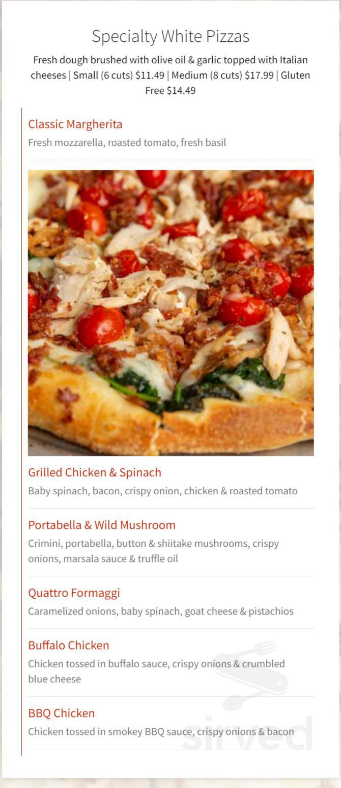 Gianna Vias Restaurant & Bar menu in Pittsburgh, Pennsylvania, USA